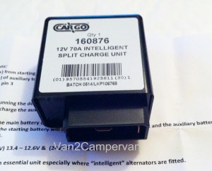 Types of volt sensing split charge relays systems